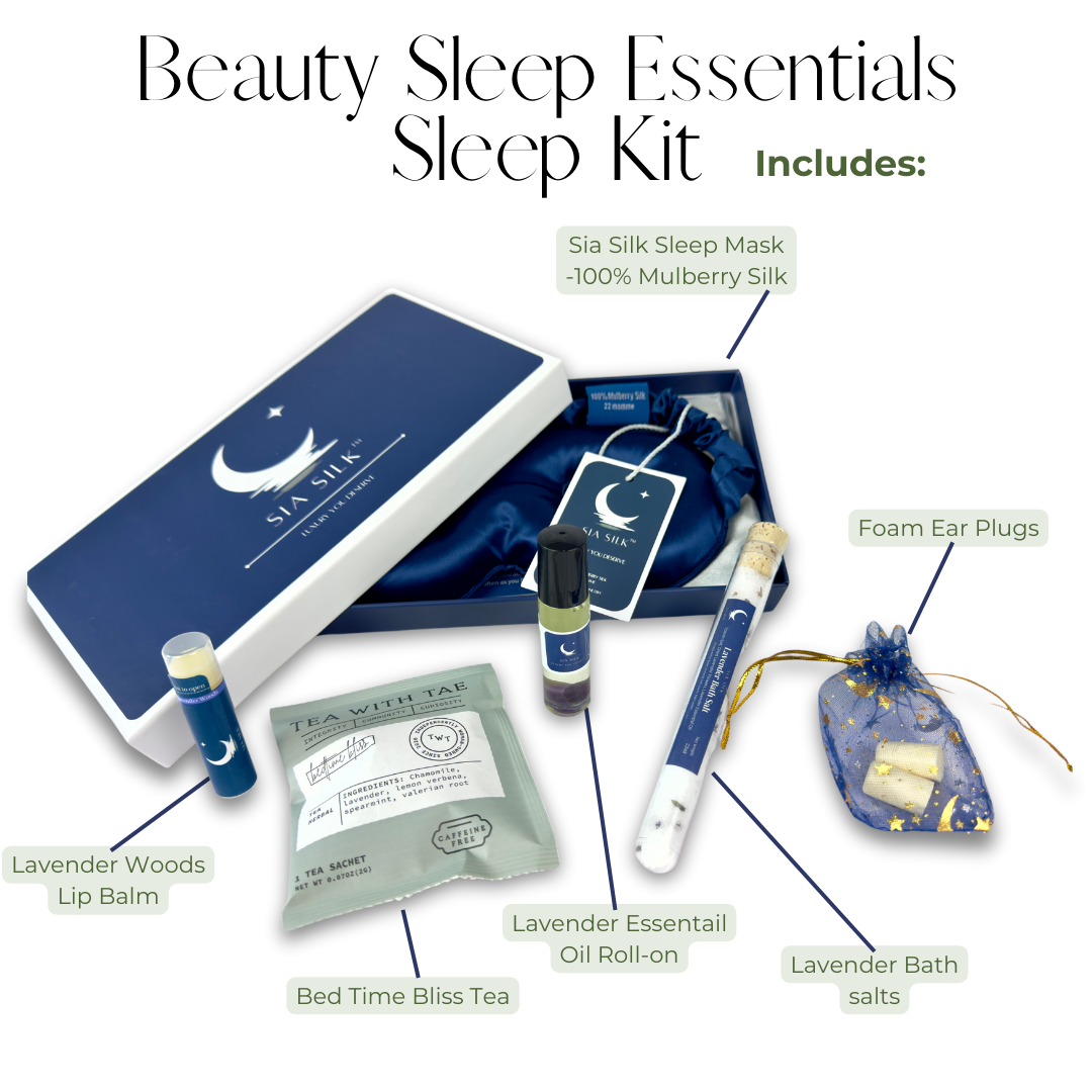 Sia Silk® Sleep Kit Beauty Sleep Essentials Sleep Kit - Gift Box | Sia Silk